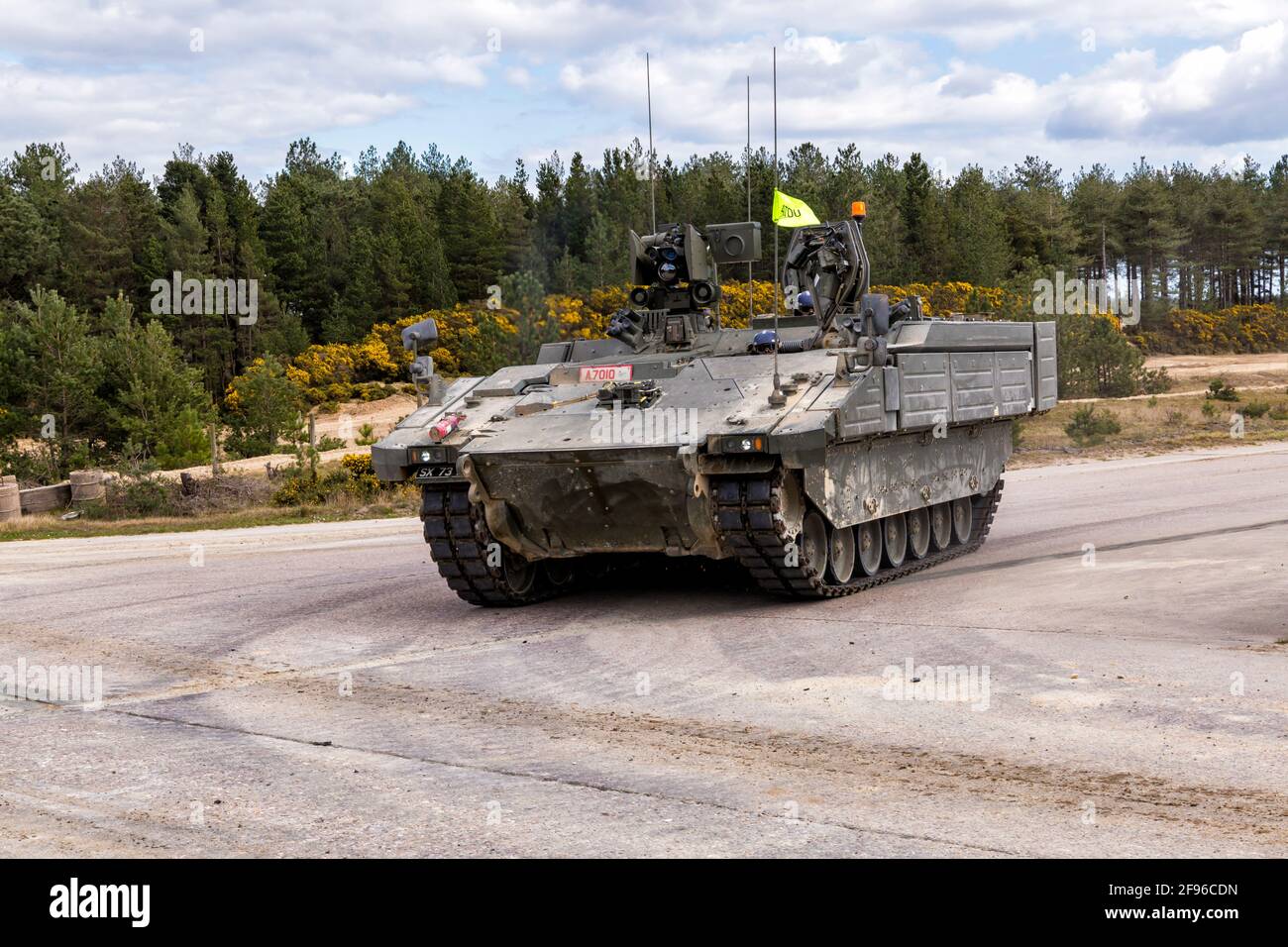 Ares armoured vehicle named after Greek God of War at Bovington, Dorset ...