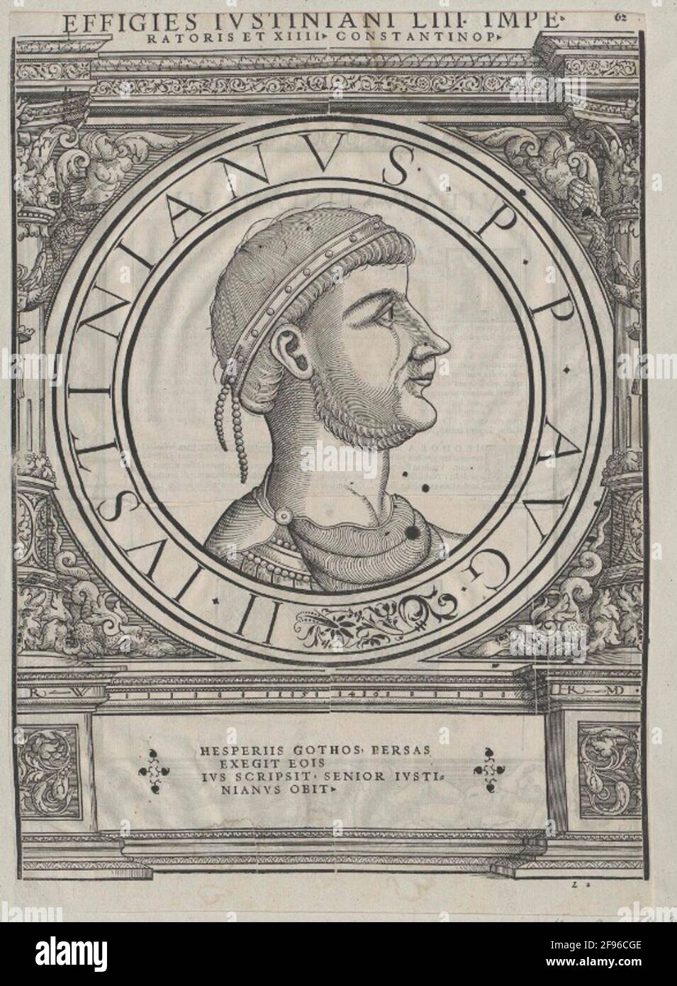 Justinian I, Kaiser of Byzantium Stock Photo - Alamy