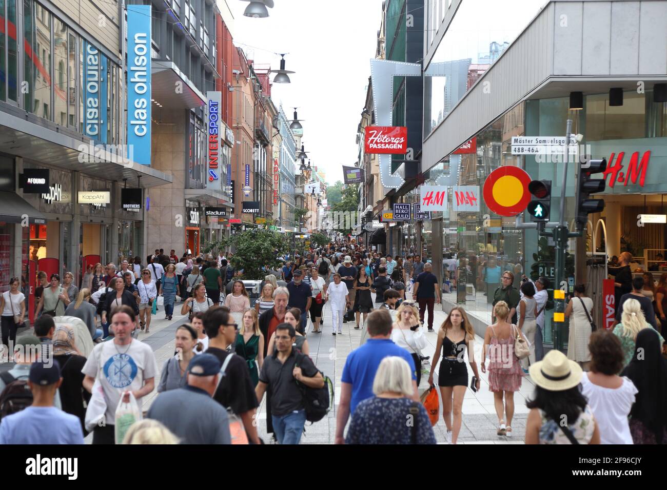 Sweden, Stockholm, Drottninggatan Stock Photo - Alamy