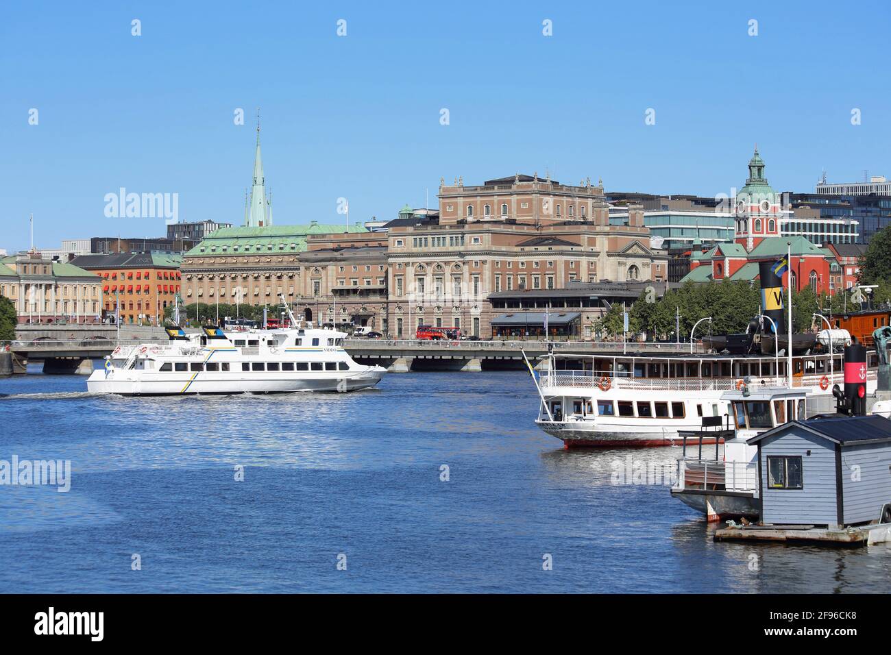 Stockholm City View Royal Opera House High Resolution Stock Photography ...