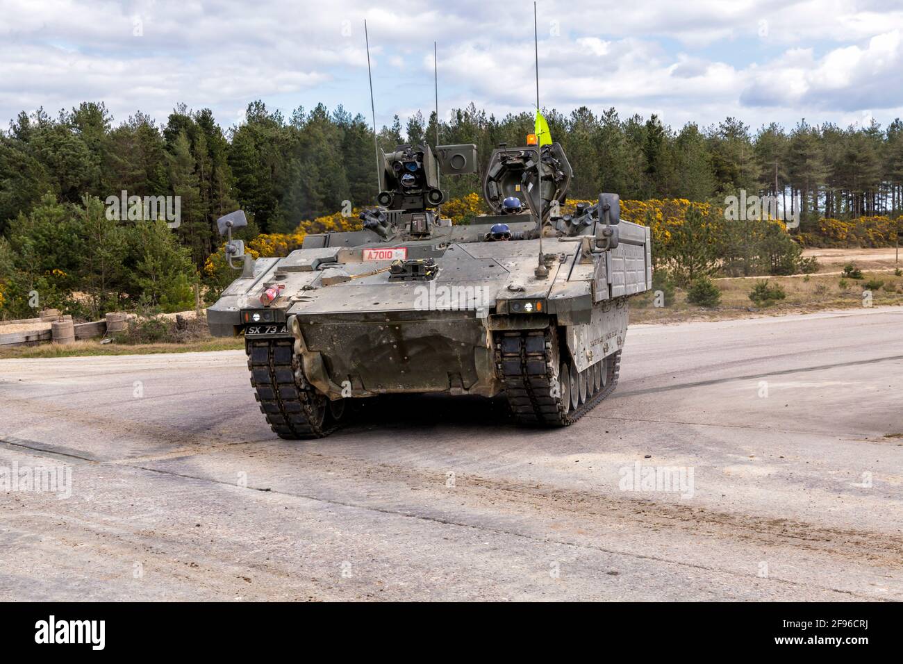 Ares armoured vehicle named after Greek God of War at Bovington, Dorset ...