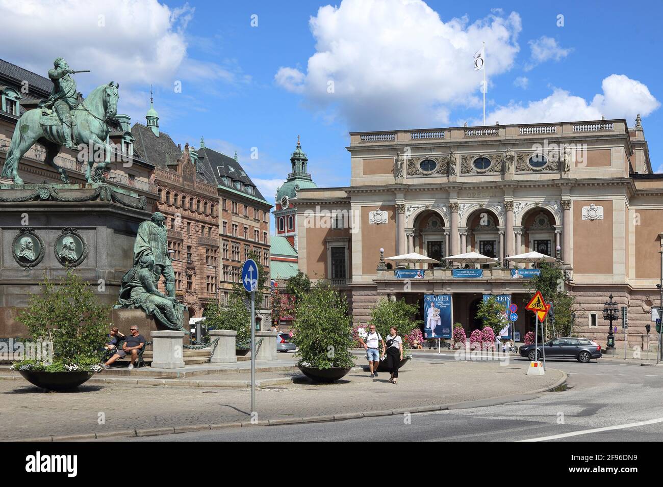 Sweden, Stockholm, Kungliga Operan (Royal Opera House), Gustav Adolfs ...