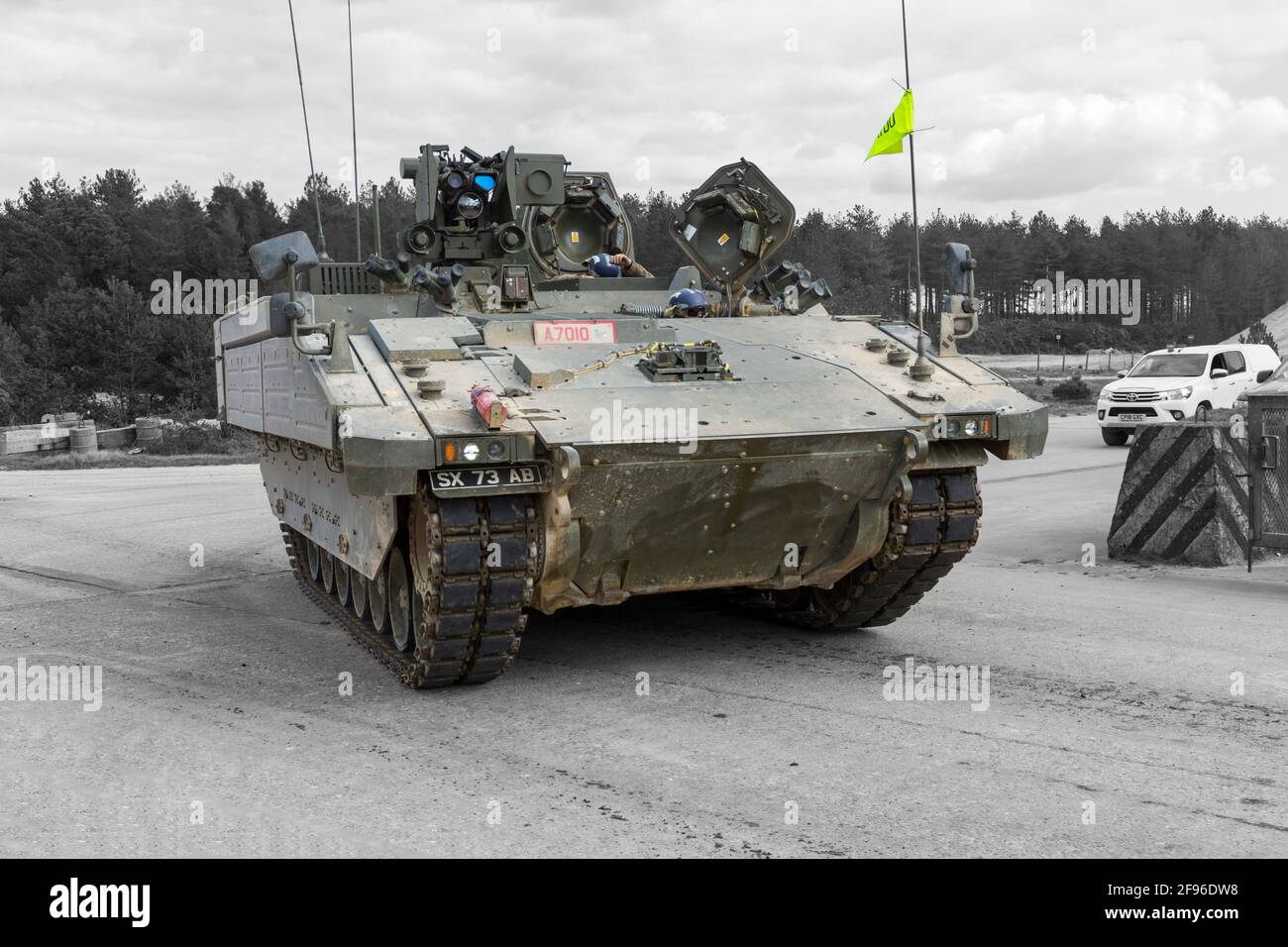 Ares armoured vehicle named after Greek God of War at Bovington, Dorset ...
