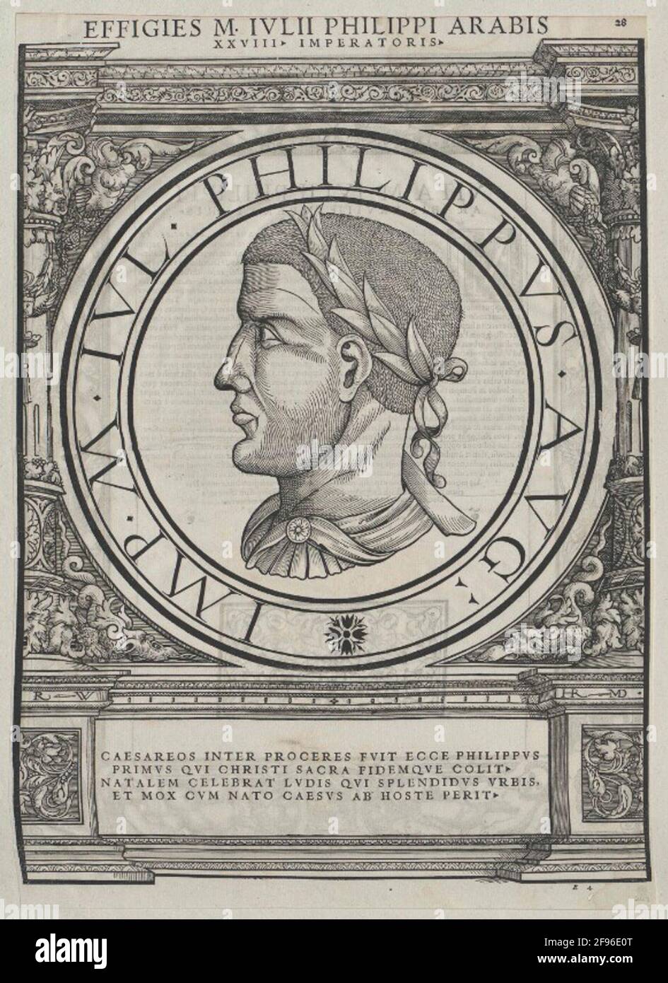 Philippus Arabs, Roman Emperor Stock Photo - Alamy