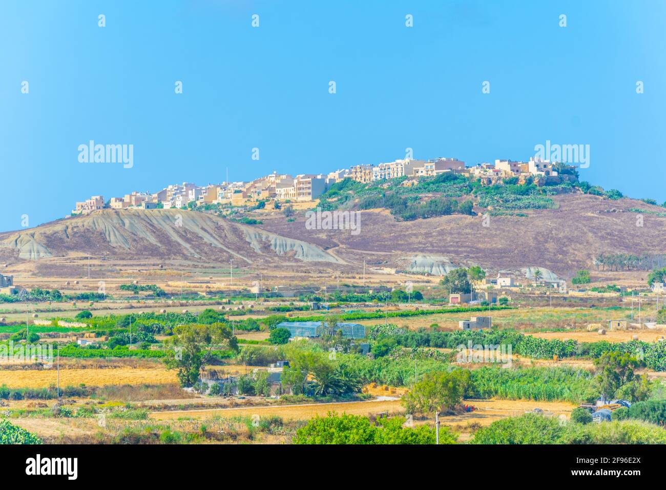 View of Zebbug town in Gozo, Malta Stock Photo - Alamy