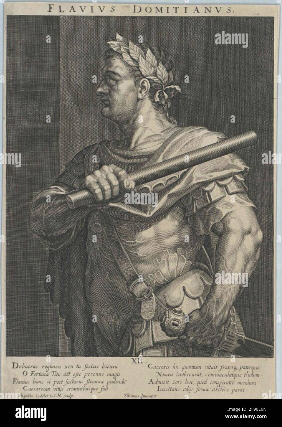Domitian, Roman emperor Stock Photo - Alamy