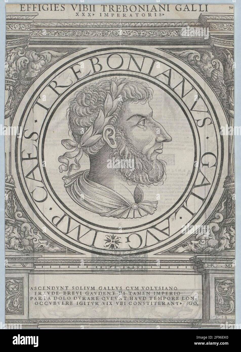 Trebonianus Gallus, Roman Emperor Stock Photo - Alamy