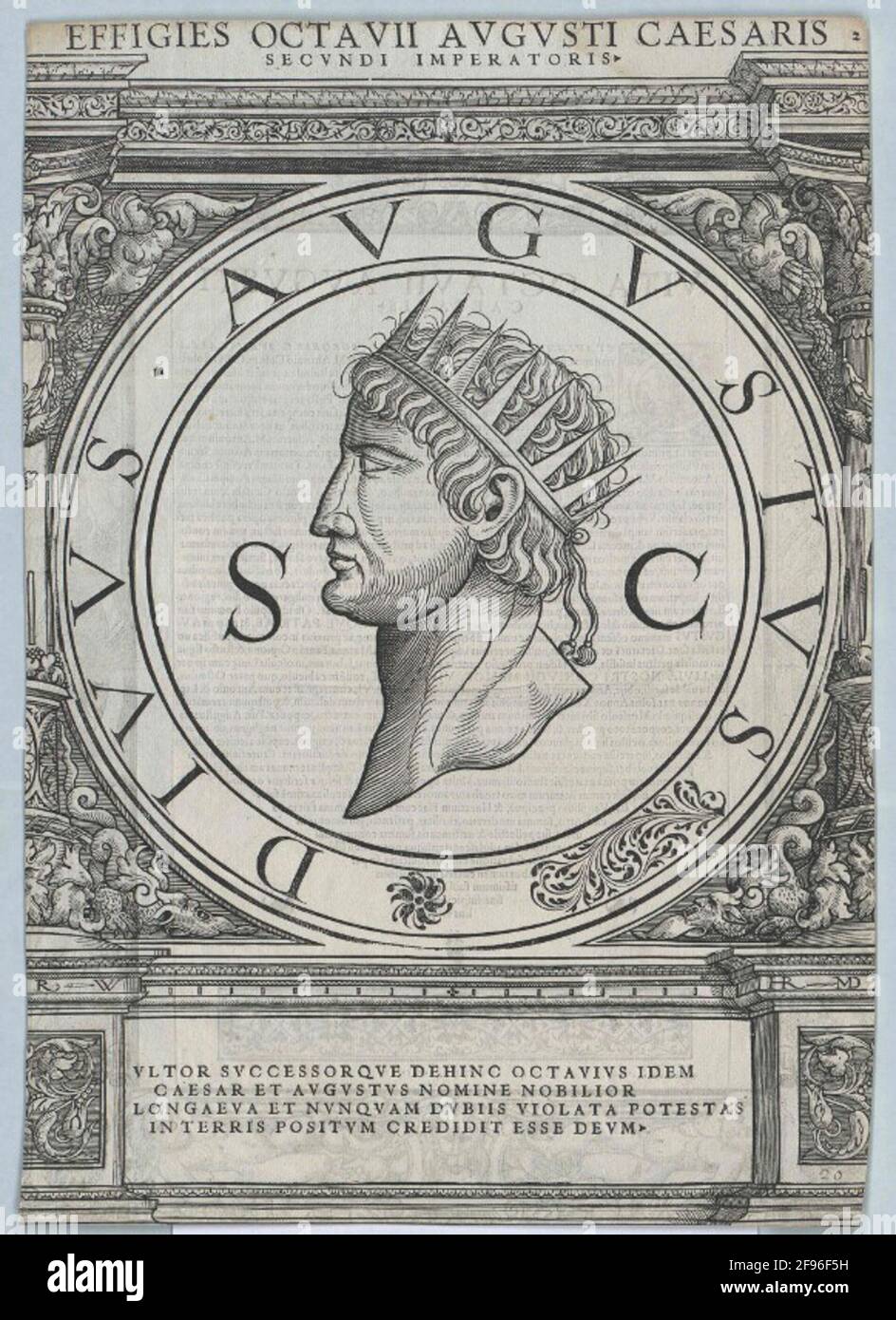 Augustus, Julius Caesar Stock Photo - Alamy