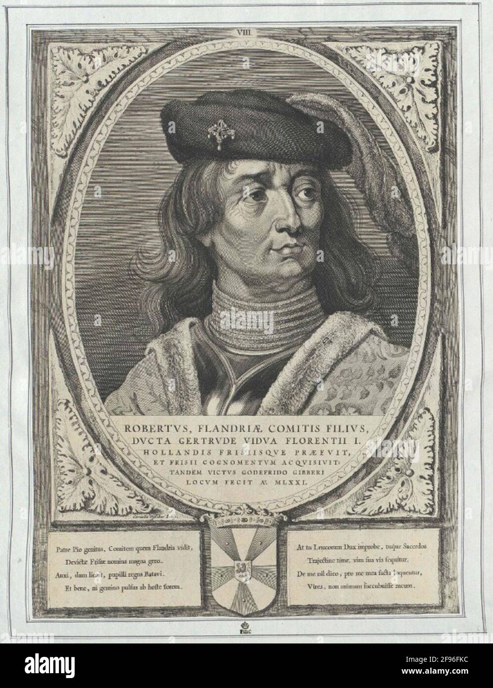 Robert I The Friese, Count of Flanders Stock Photo - Alamy