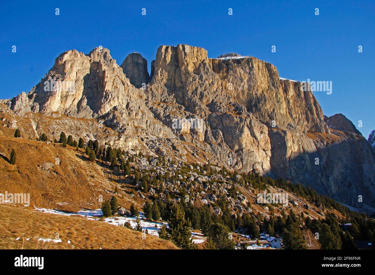 The Sella massif, Dolomites, Alto Adige, South Tyrol, Italy Stock Photo ...