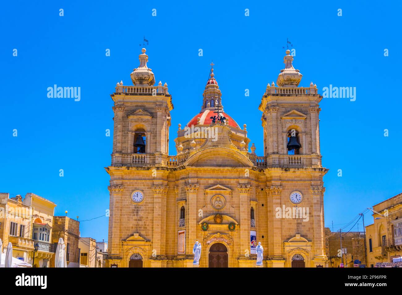 Xaghra Parish Church at Gozo, Malta Stock Photo - Alamy