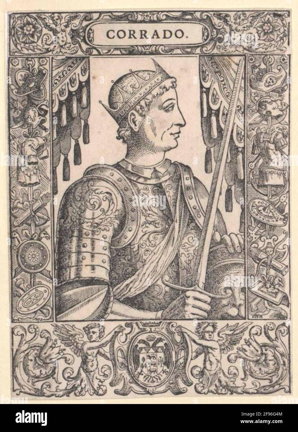 Konrad IV., King Stock Photo - Alamy