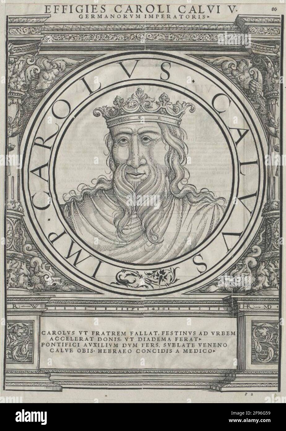 Karl II, the Kahle, Roman Emperor Stock Photo - Alamy