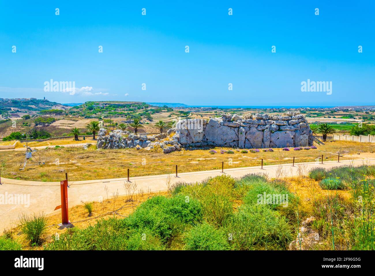 Ggantija neolithic temple at Xaghra, Gozo, Malta Stock Photo - Alamy