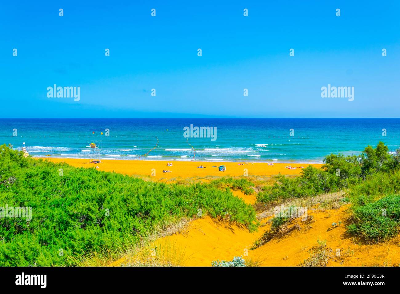 Ir-Ramla bay at Gozo, Malta Stock Photo - Alamy