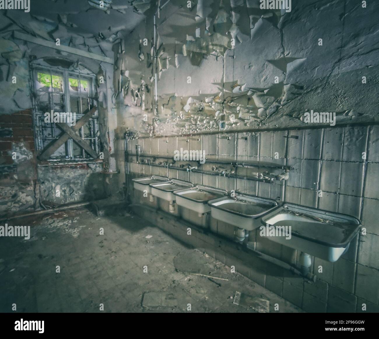 Lost Place, Old abandoned children's home Stock Photo - Alamy