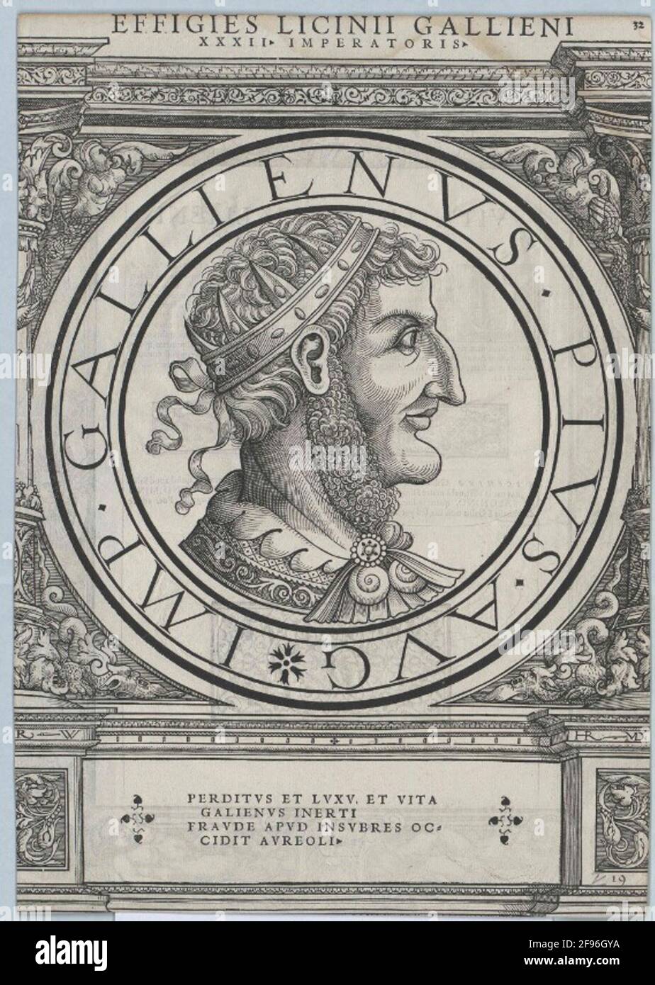 Gallienus, Roman Emperor Stock Photo - Alamy