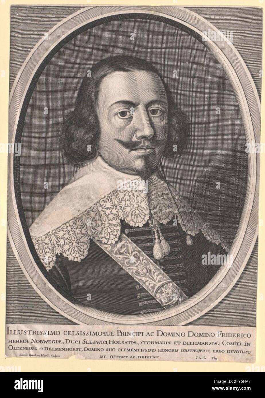 Friedrich III., Duke of Holstein-Gottorp Stecher: Diricks ...