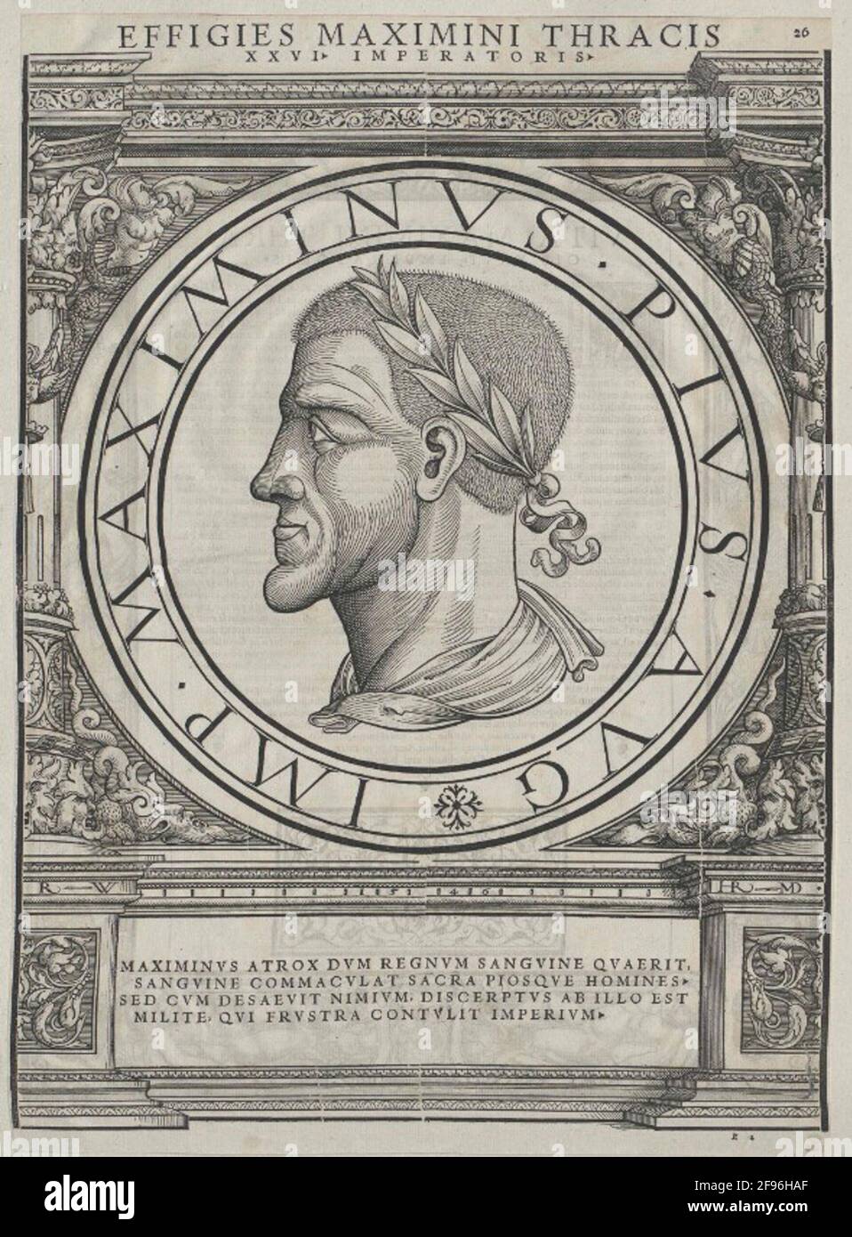 Maximinus thrax, Roman emperor Stock Photo - Alamy