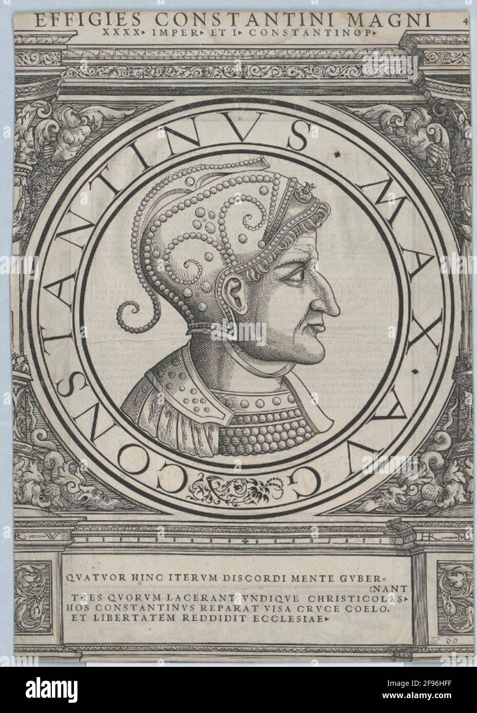Edict of milan emperor constantine hi-res stock photography and images ...