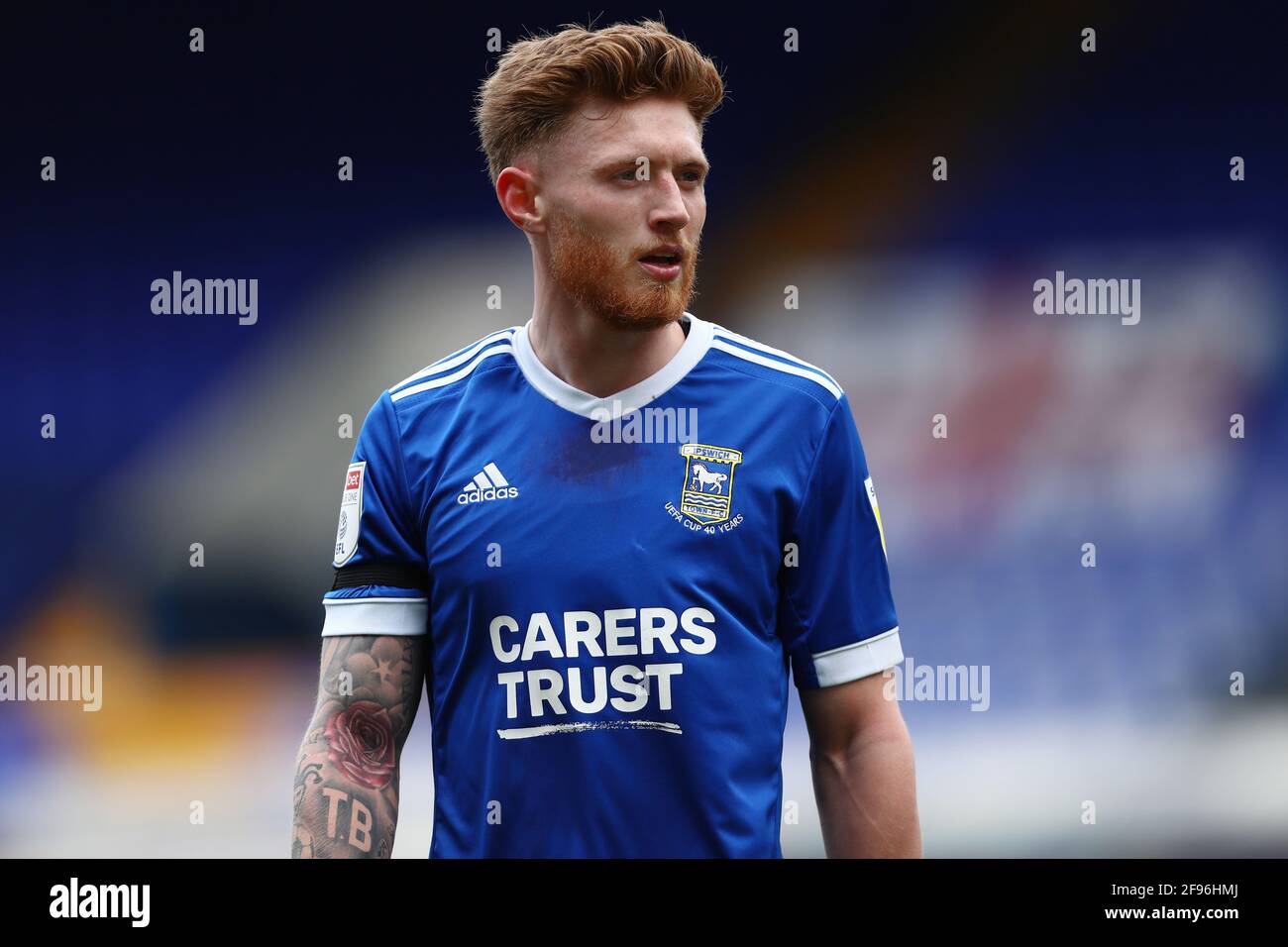 Teddy Bishop of Ipswich Town - Ipswich Town v Milton Keynes Dons, Sky ...