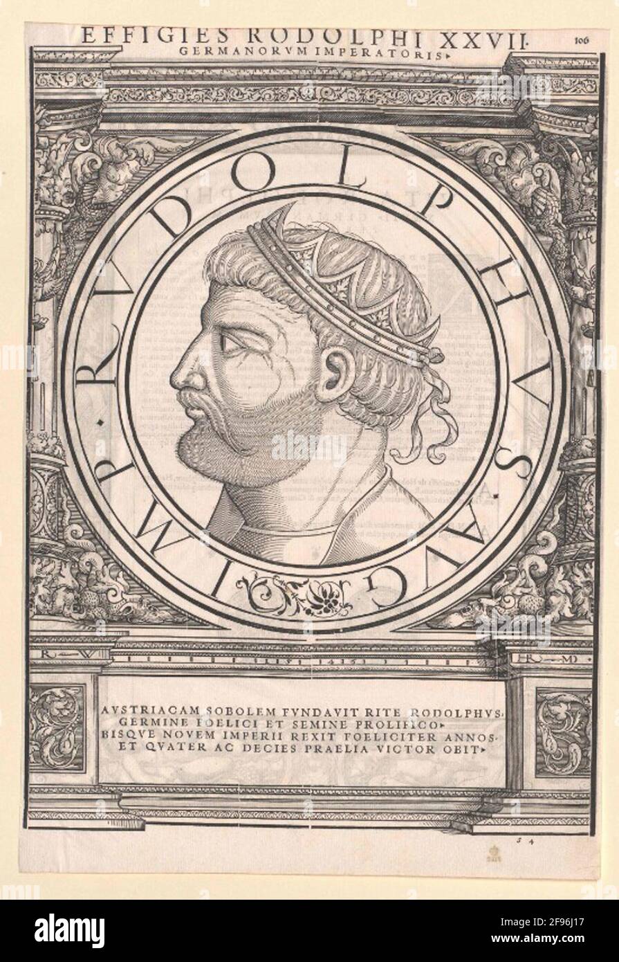 Rudolf I of Habsburg, King Stock Photo - Alamy