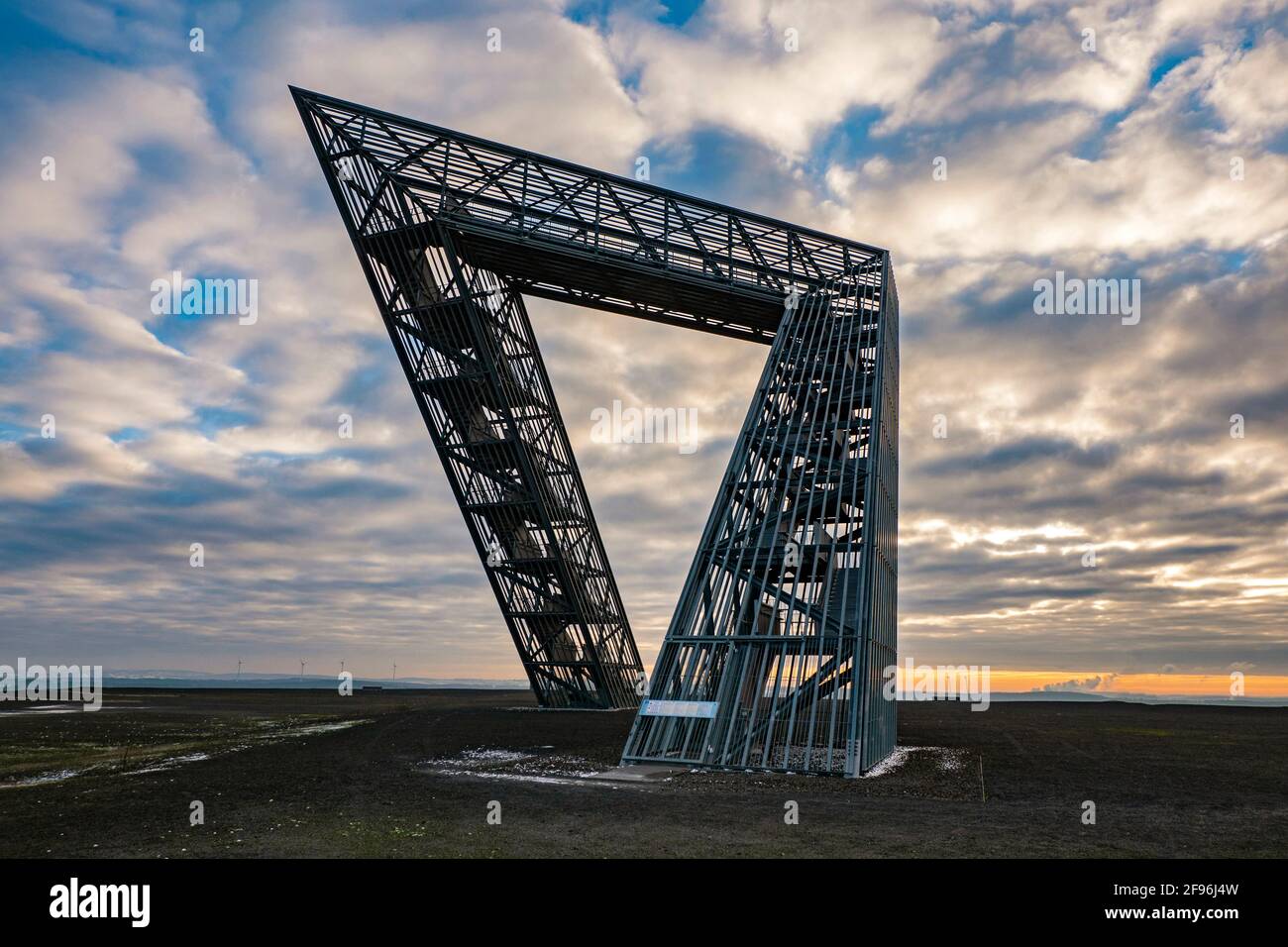 Saarpolygon monument hi-res stock photography and images - Alamy