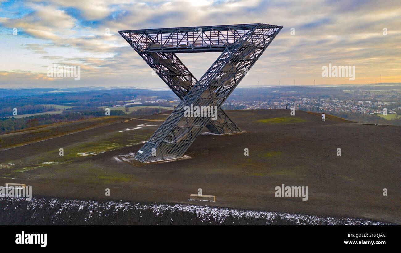 Saarpolygon monument hi-res stock photography and images - Alamy