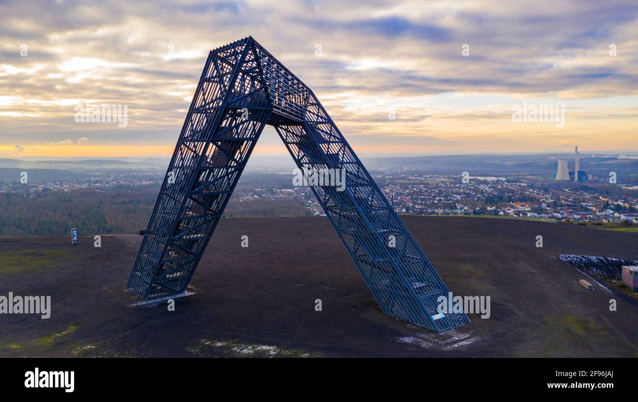 Saarpolygon monument hi-res stock photography and images - Alamy