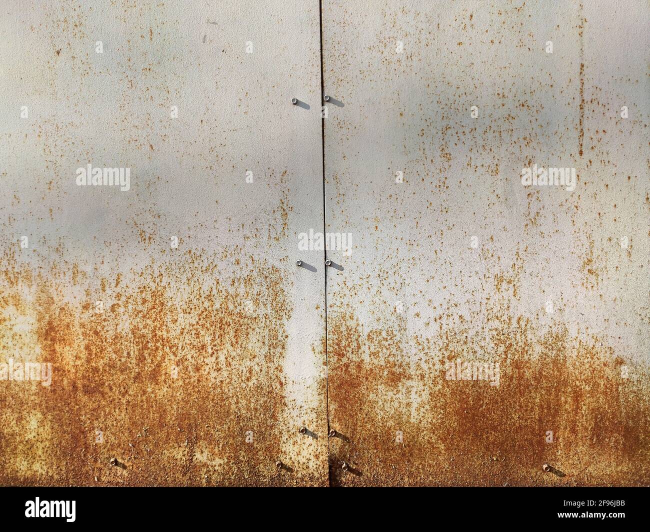Corroded metal background. Rusted painted metal wall. Rusty metal ...