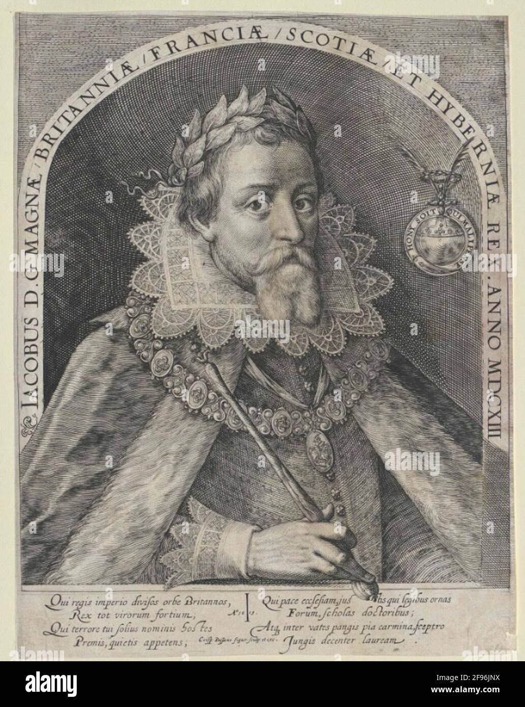 Jacob I. King of England Stecher: Passe, Crispyn DE (1 Stock Photo - Alamy