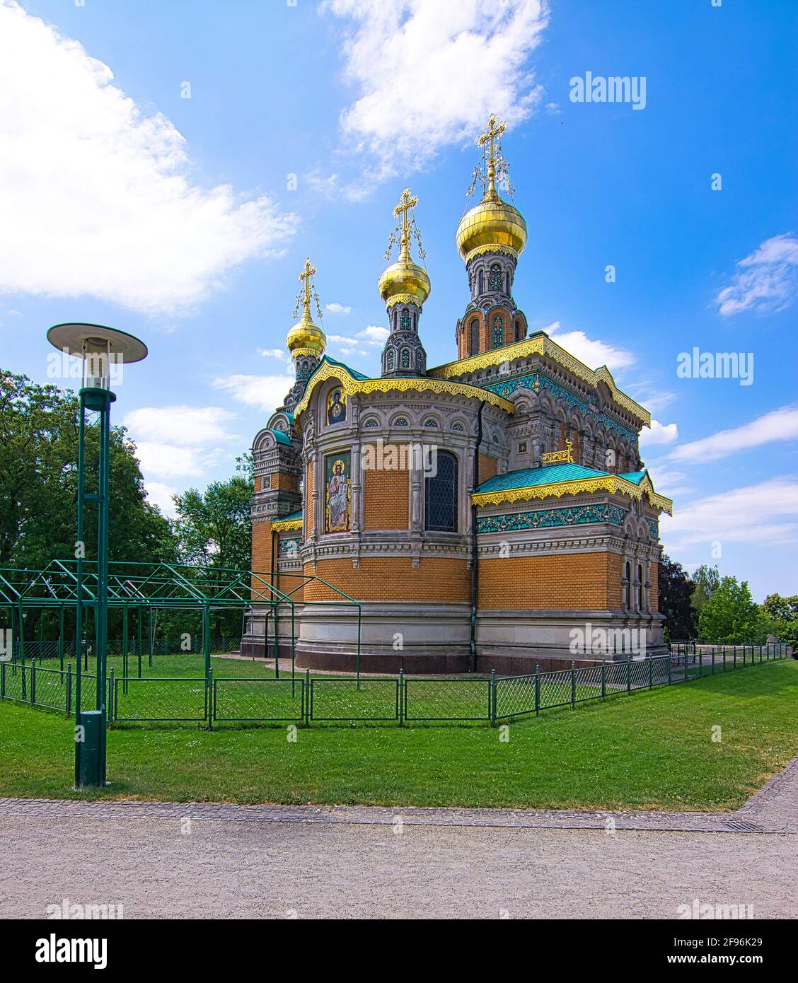 St. Maria Magdalena Russian Orthodox Church of Darmstadt Germany. Russische Orthodoxe Kirche der ...