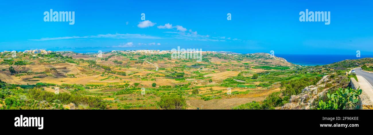 Aerial view of Xaghra, Gozo, Malta Stock Photo - Alamy