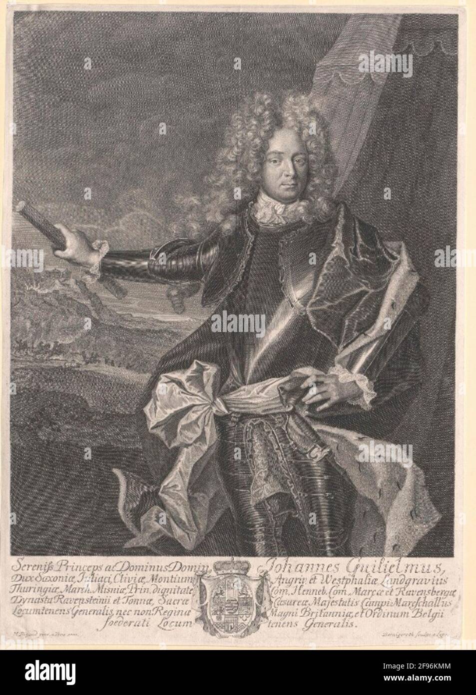 Johann Wilhelm, Prince of Saxony-Gotha Stock Photo - Alamy