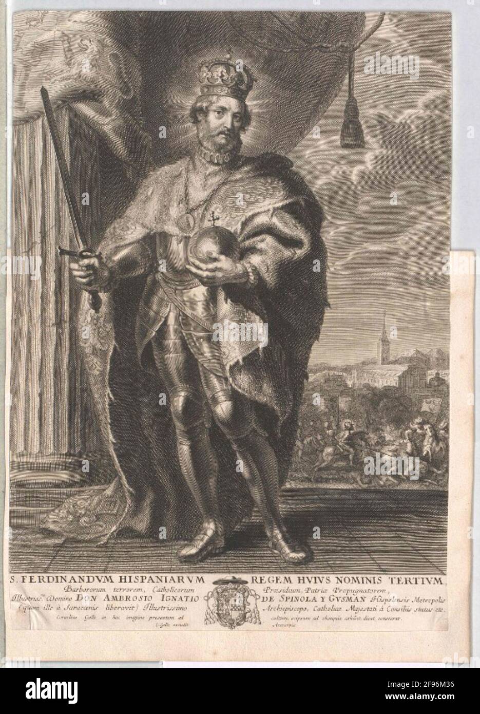 Ferdinand III., The Holy, King of Castile and León Stecher: Galle ...