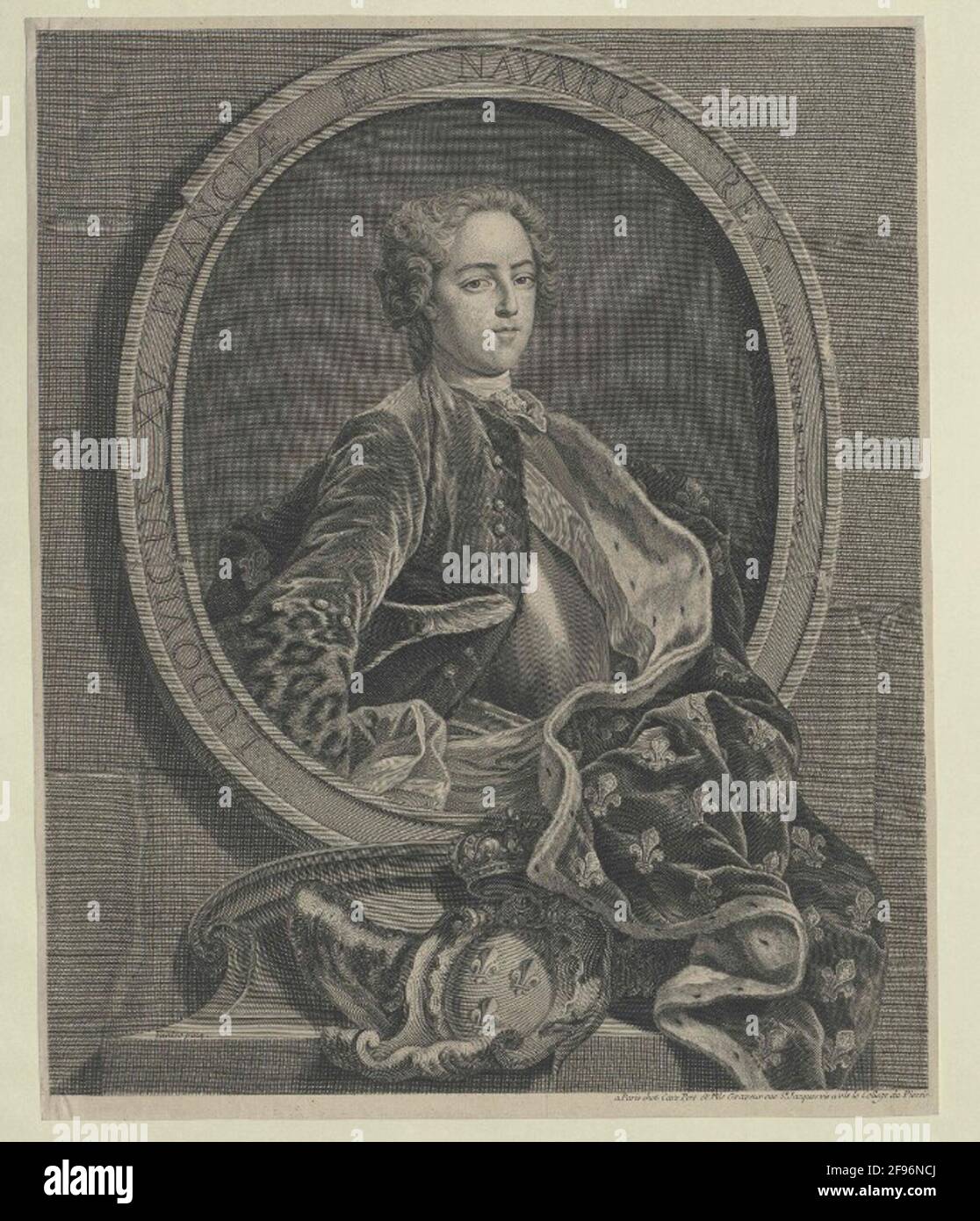 Ludwig XV., King of France Stock Photo - Alamy