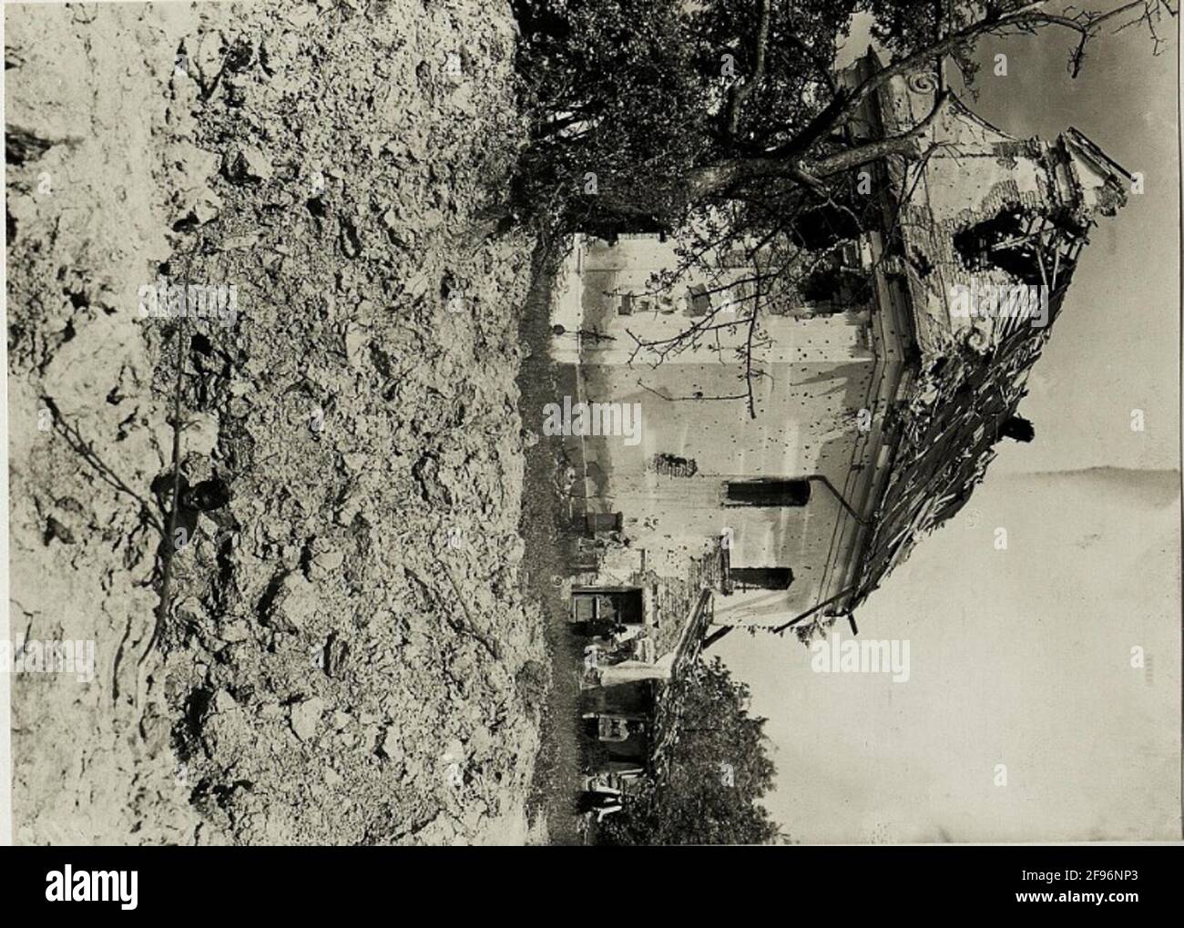 Effect 30.5 V in the enemy position at Holobutow. (Stryj Stock Photo ...