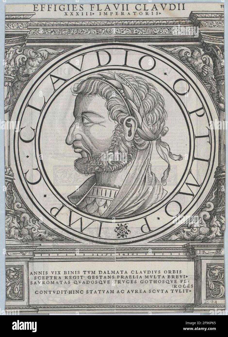 Claudius II Gothicus, Roman Emperor Stock Photo - Alamy