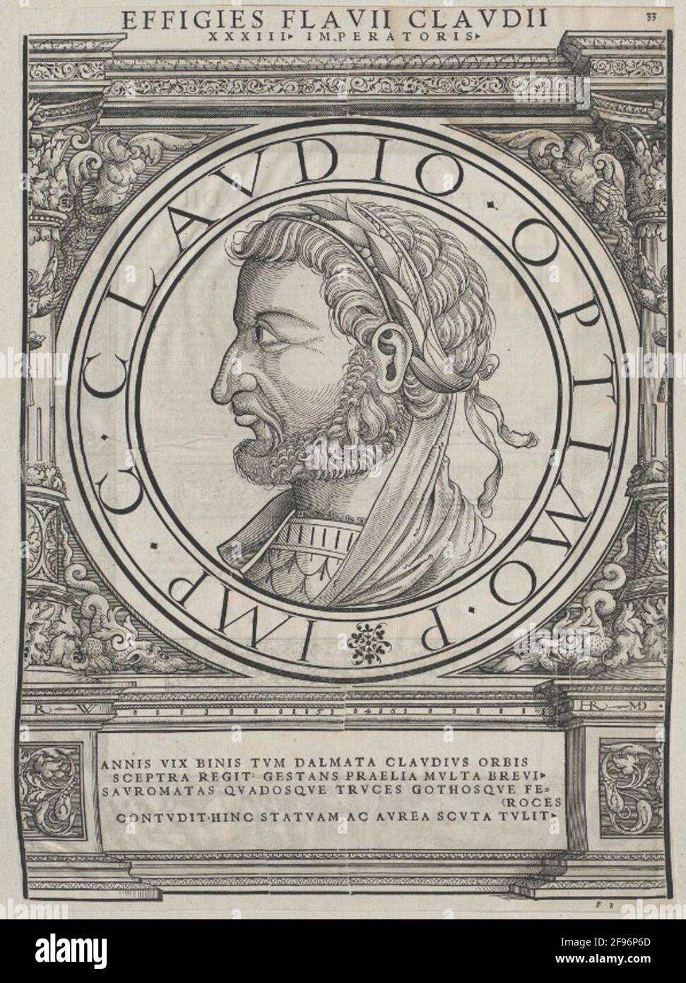 Claudius II Gothicus, Roman Emperor Stock Photo - Alamy