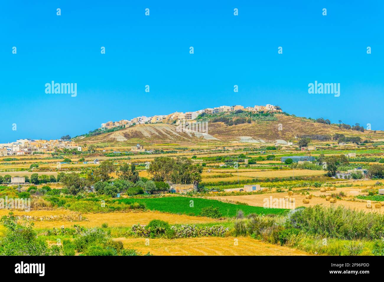 View of Zebbug town in Gozo, Malta Stock Photo - Alamy
