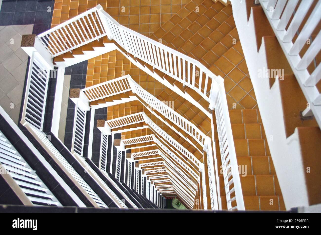 14 floors of stairs Stock Photo - Alamy