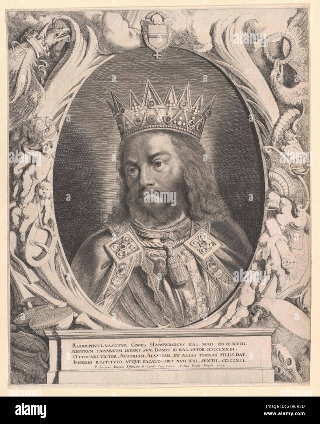 Rudolf I of Habsburg, King Stock Photo - Alamy