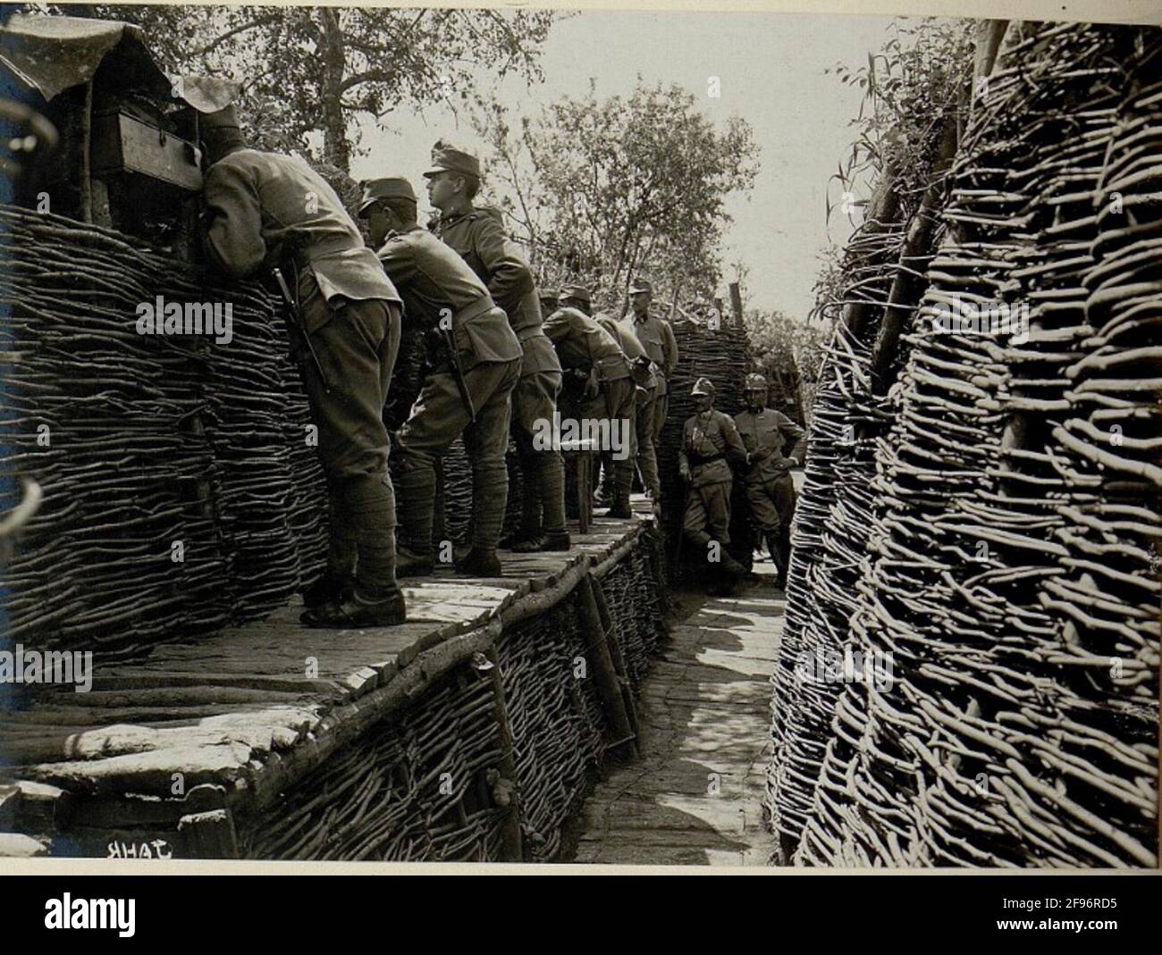 Trenched in infantry regiment 88 Stock Photo - Alamy