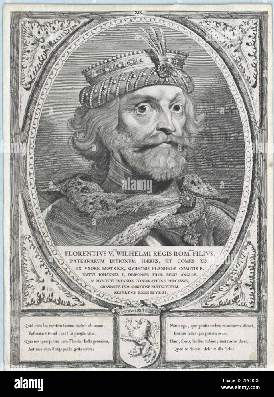 Florence V., Count of Holland Stock Photo - Alamy