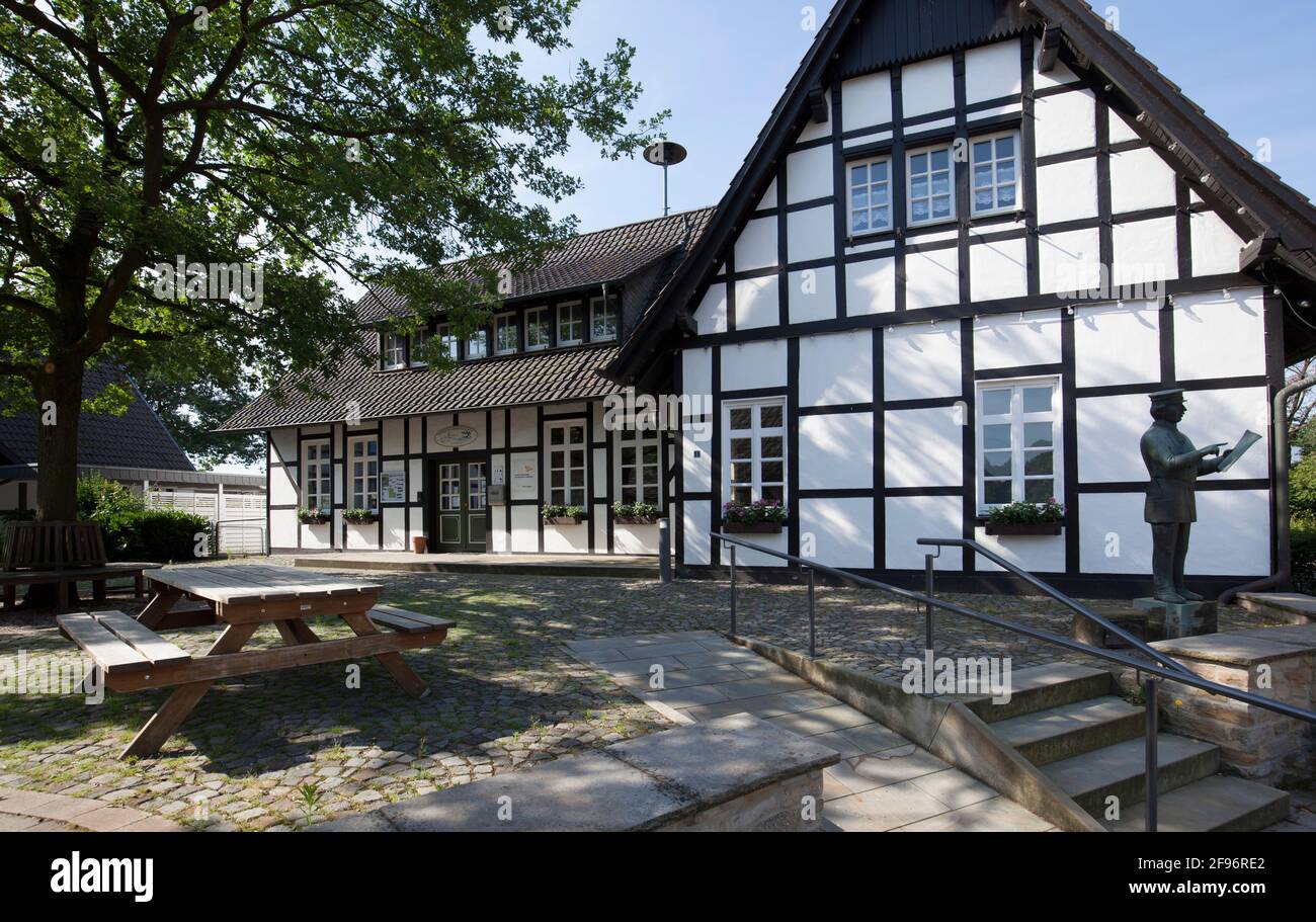 Historic town hall, Ladbergen Stock Photo - Alamy