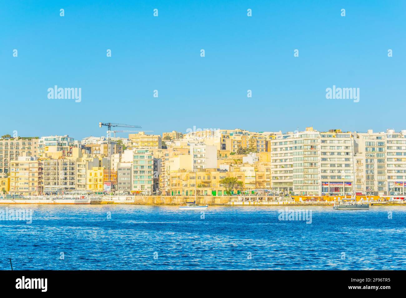 Seaside of Sliema, Malta Stock Photo - Alamy
