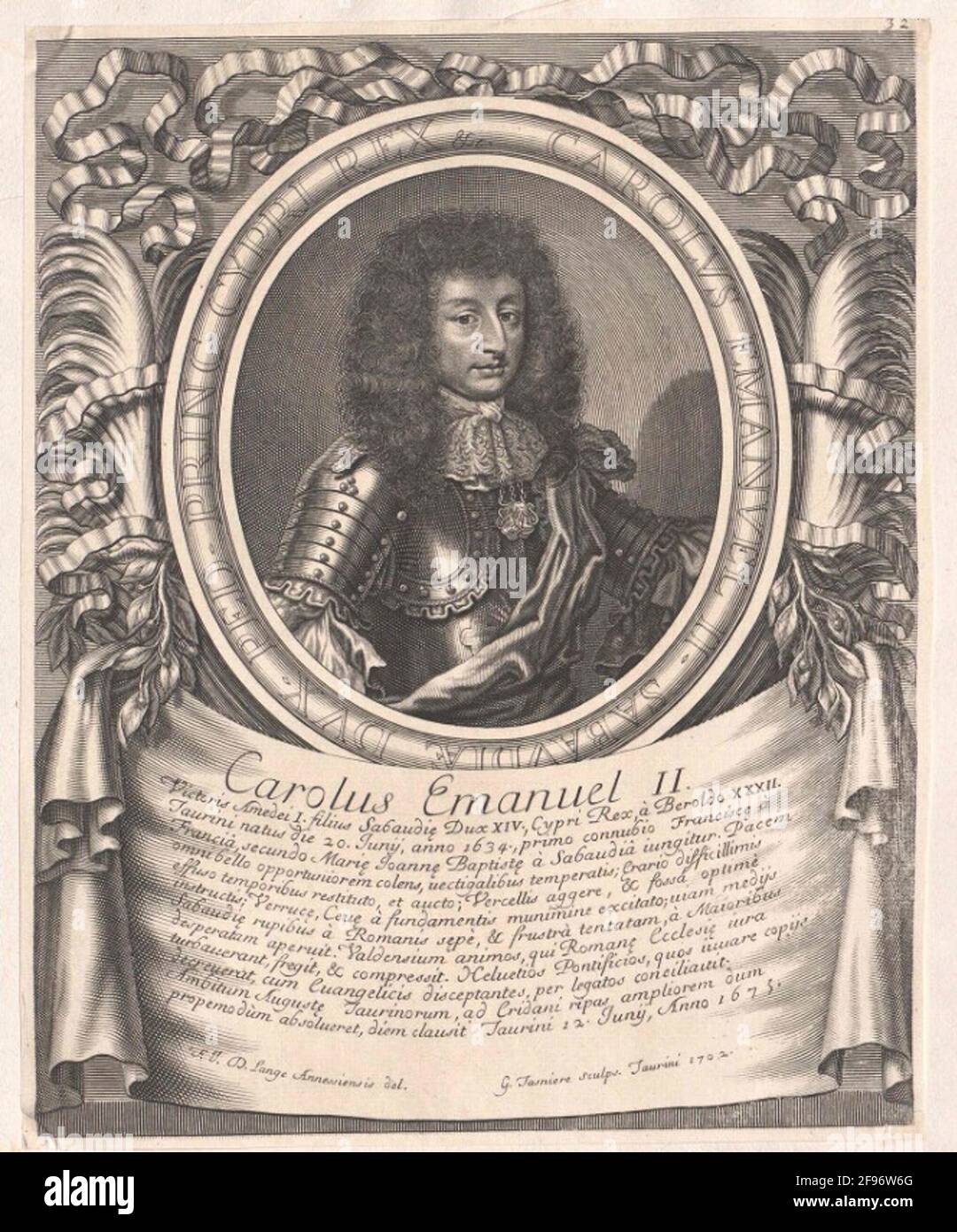 Karl Emanuel II, Duke of Savoyen Stock Photo - Alamy