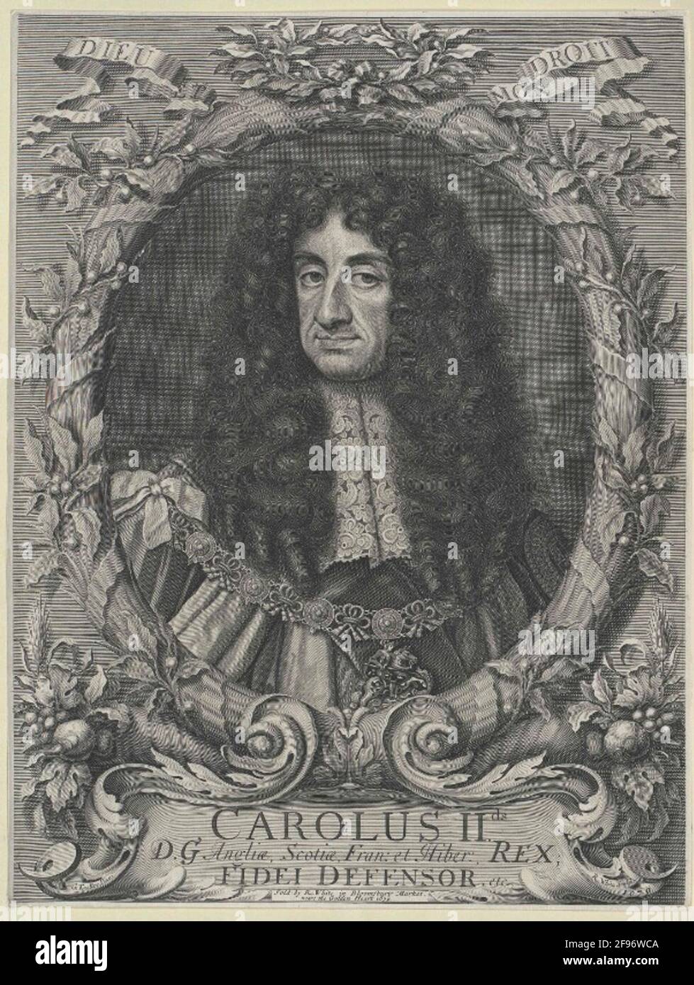 Karl II., King of England Stock Photo - Alamy