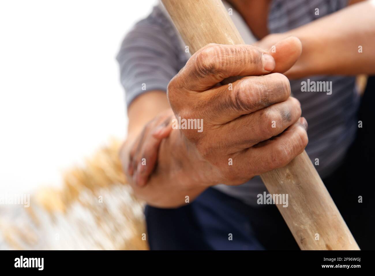 Hand hoe china hi-res stock photography and images - Alamy