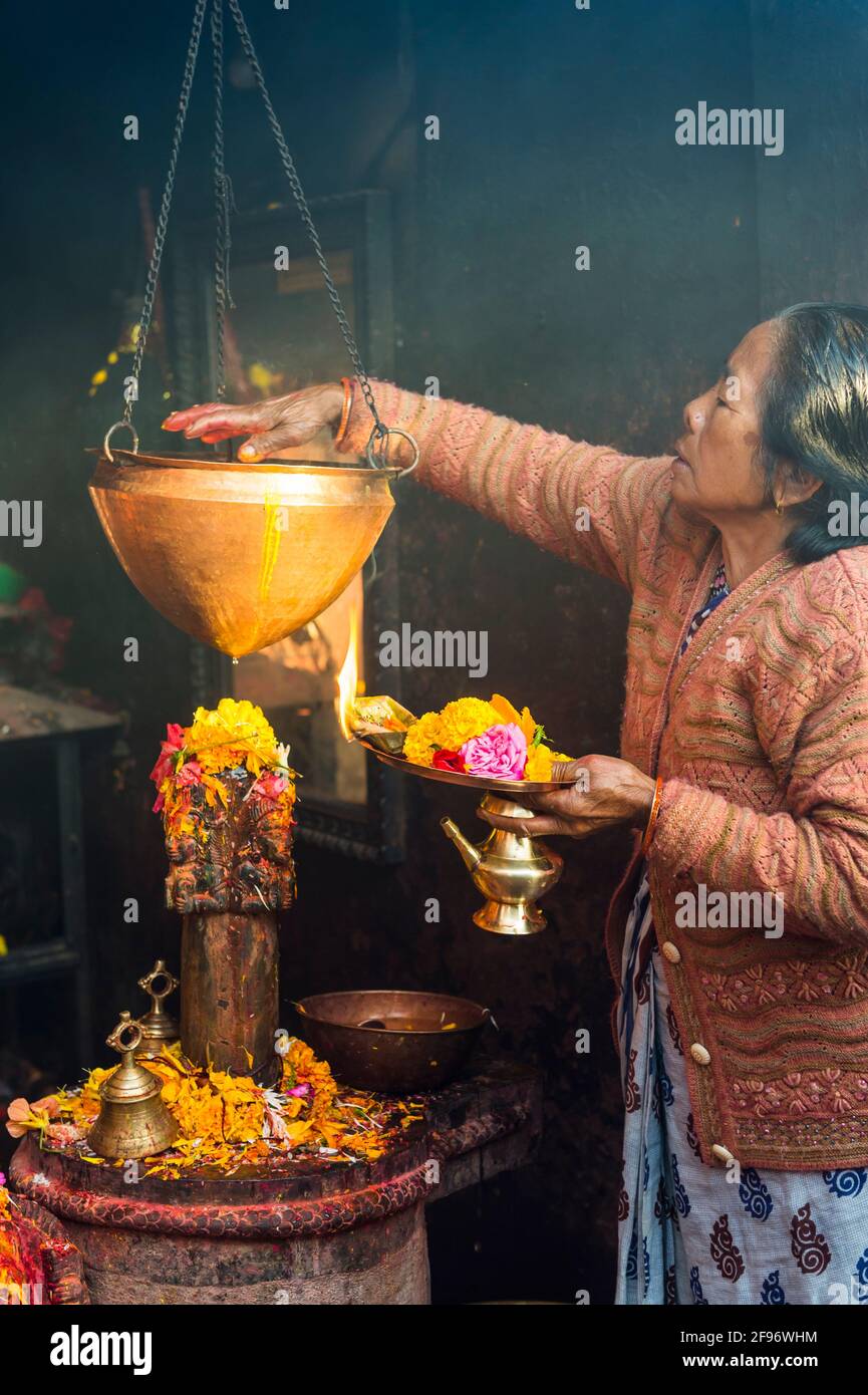 the Manakamana Temple Stock Photo - Alamy